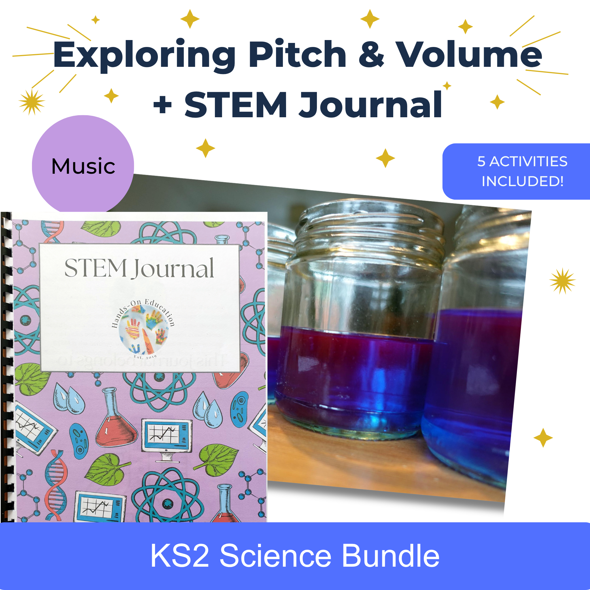 Exploring Pitch & Volume + STEM Journal | KS2 Sound Science & Music ...