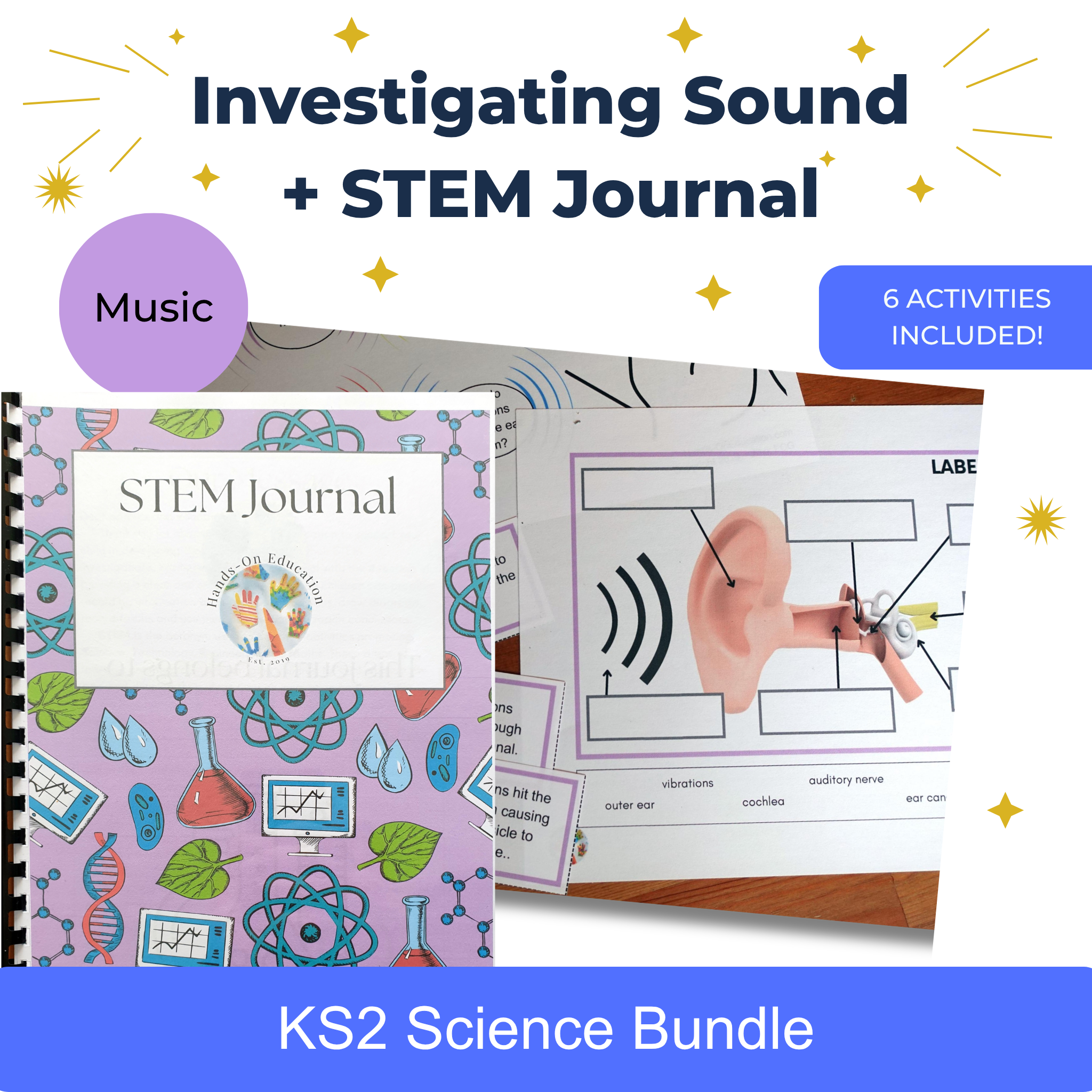 Investigating Sound + STEM Journal | Year 4 KS2 Science Topic | Hands ...