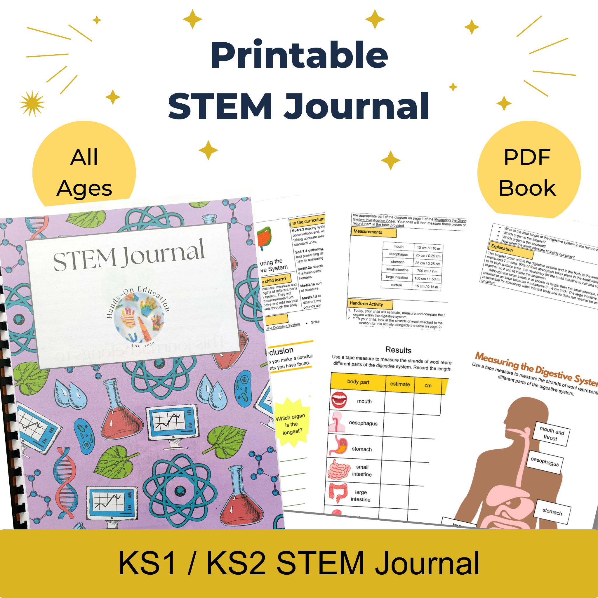 STEM Journal | Printable Science & Engineering Journal for Kids | Hands ...
