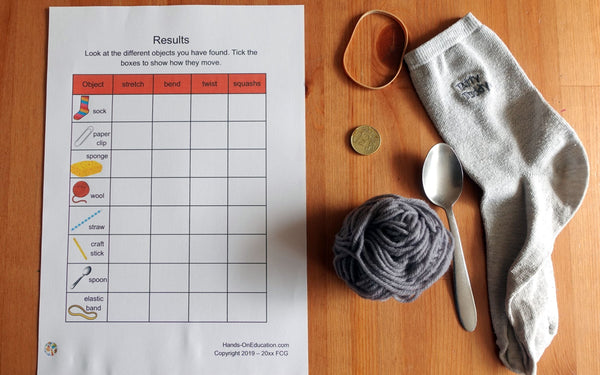 Year 2 Material Investigations | Primary Science | Hands-On Education